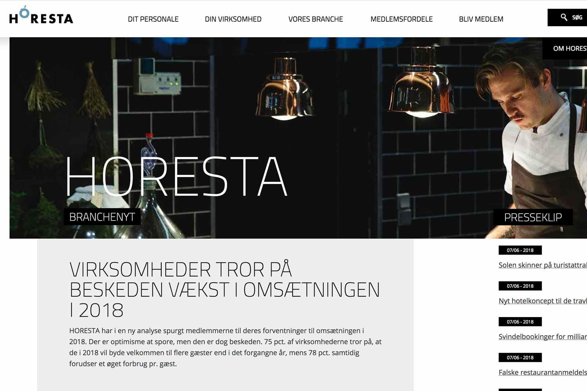 HORESTA har fået nyt look